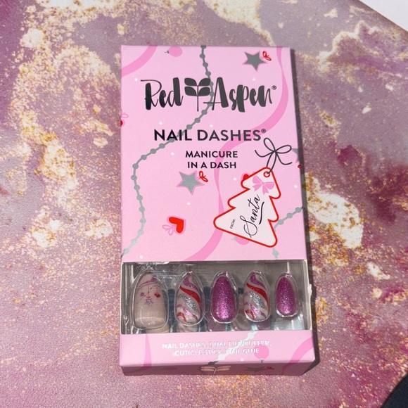 Red Aspen | Makeup | Red Aspen Nail Dashes Set Light The Tree Lena ...